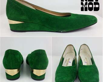 Kelly green shoes | Etsy