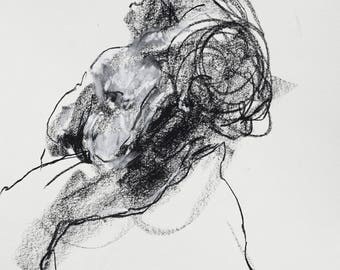 contemporary original figure paintings and by derekoverfieldart