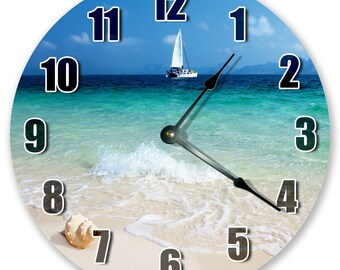 Beach clock | Etsy