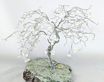 Wire Gem Tree Sculptures & Gemstone by SpiritGemDesigns on Etsy