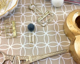 Pom pom paper clips | Etsy