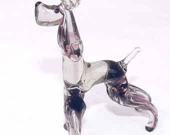 Murano glass dog | Etsy