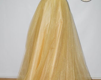 Gold tulle skirt | Etsy