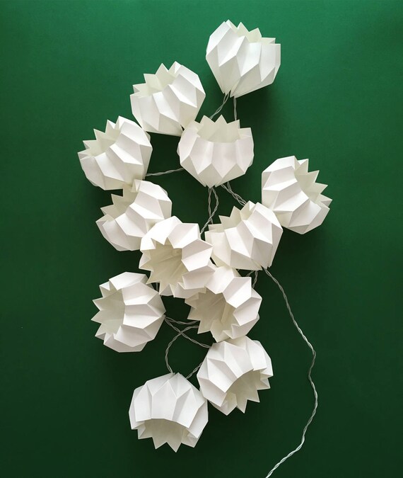 Origami Flower String Lights: A Creative Way to Illuminate Your Space ...