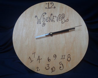 Whatever clock | Etsy