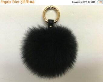 Fur ball keychain | Etsy