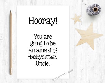 Going to be an uncle | Etsy