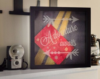 Etched shadow box | Etsy