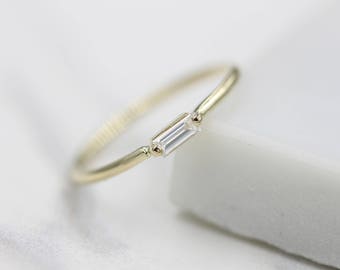 Solid gold ring | Etsy