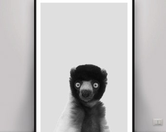 Lemur print | Etsy