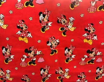Minnie mouse fabric | Etsy