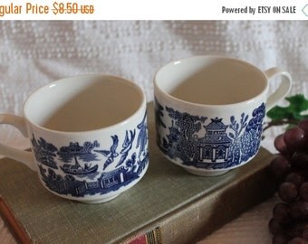 Blue willow tea set | Etsy