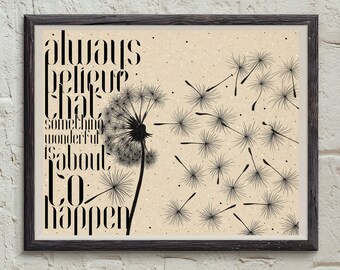 Dandelion quotes | Etsy