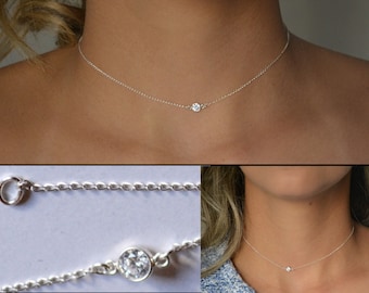 Diamond choker | Etsy