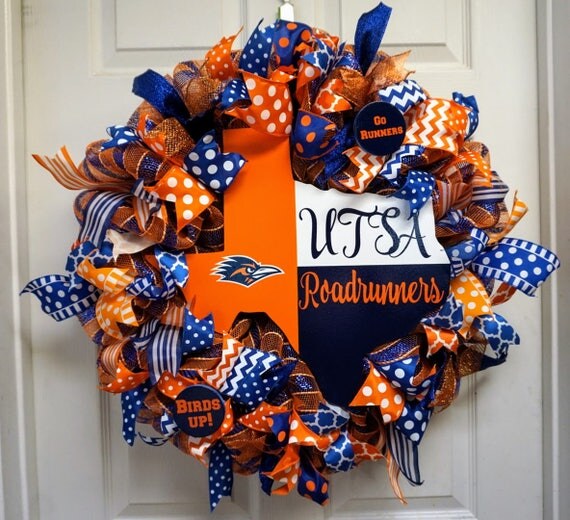UTSA wreath Roadrunners Wreath UTSA gift