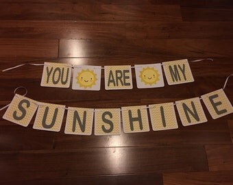Sunshine banner | Etsy