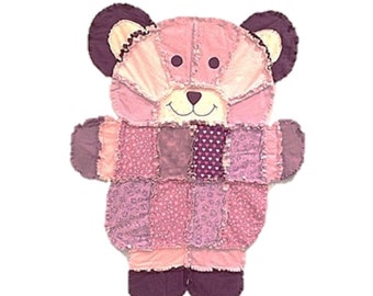 Teddy bear quilt | Etsy