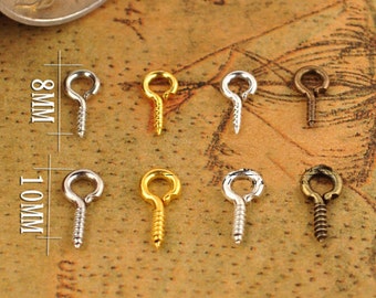 Screw eye pins | Etsy