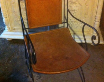 Wrought iron chairs | Etsy