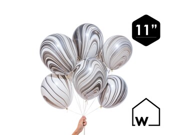 Marble balloons | Etsy