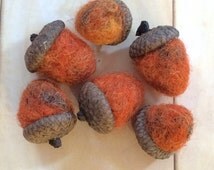 Unique colorful acorns related items | Etsy