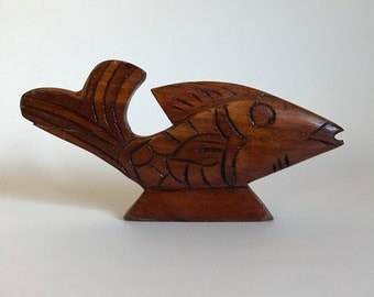 Wood fish | Etsy
