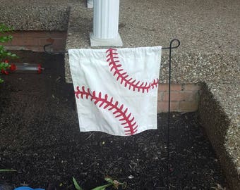 Baseball garden flag | Etsy