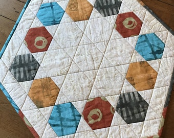 Hexagon table runner | Etsy