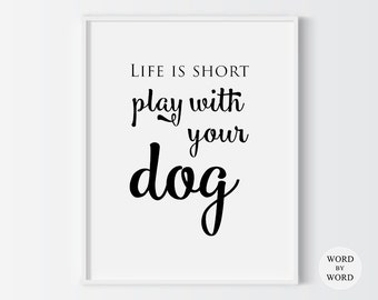 Pet word art | Etsy