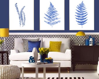 Blue fern | Etsy