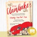 Clambake Invitation Seafood Boil Invite Digital Invitation