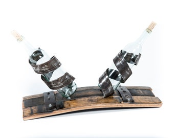 Whiskey barrel stand | Etsy