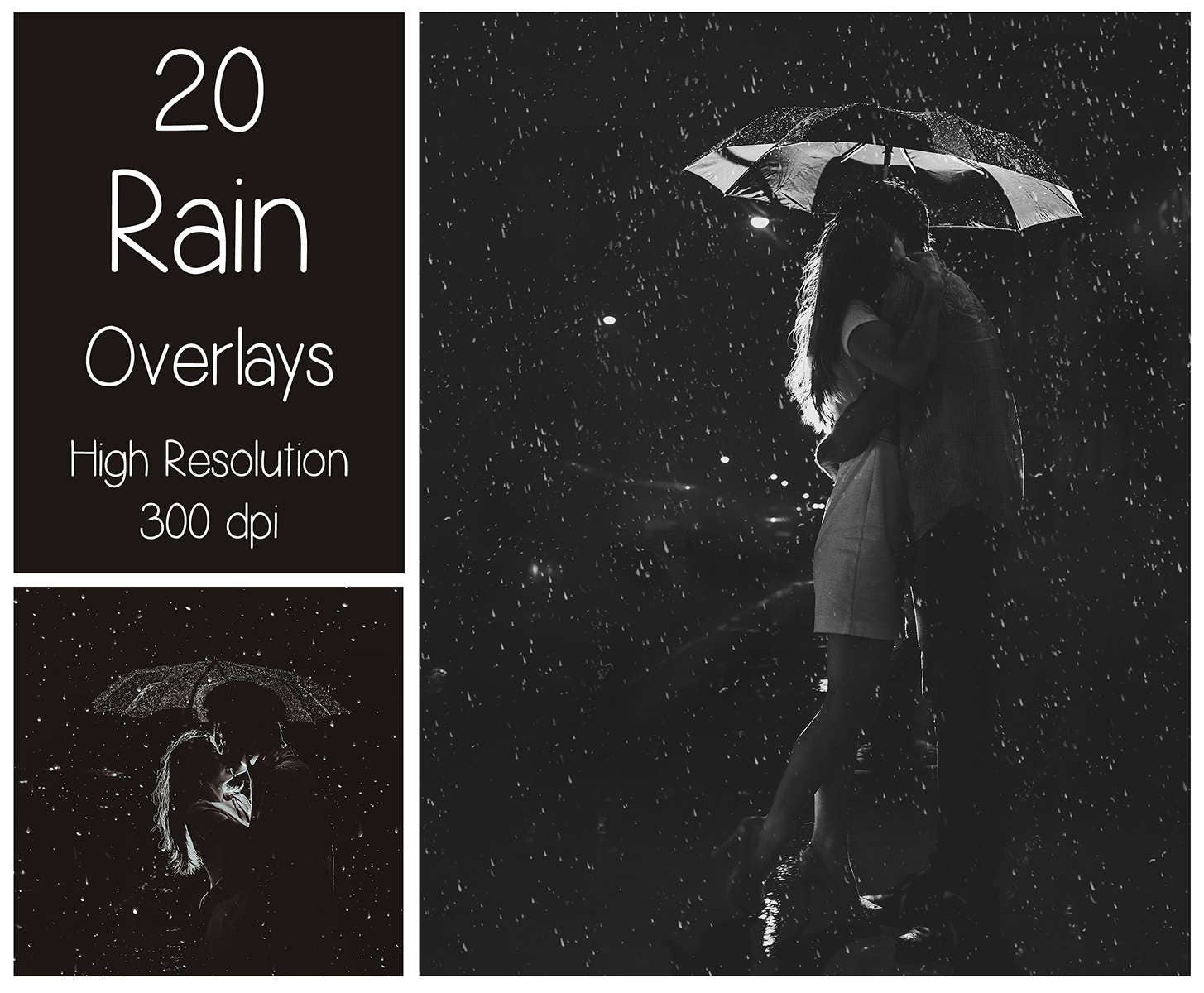 20 Rain Overlays Rain Textures Rain Photoshop Overlays