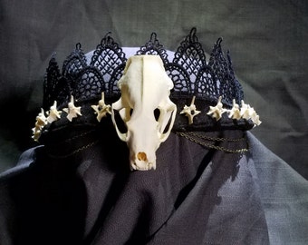 Skull headdress | Etsy