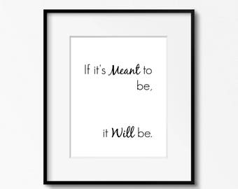 If it's meant to be | Etsy