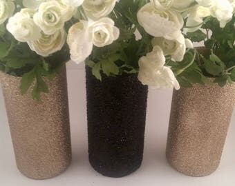 Glitter vase | Etsy