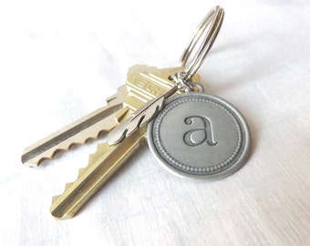 Typewriter key ring | Etsy