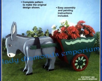 Donkey cart planter | Etsy