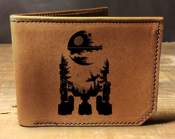 wallet leather wallet mens leather wallet star wars wallet