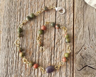 Rust colored stone | Etsy