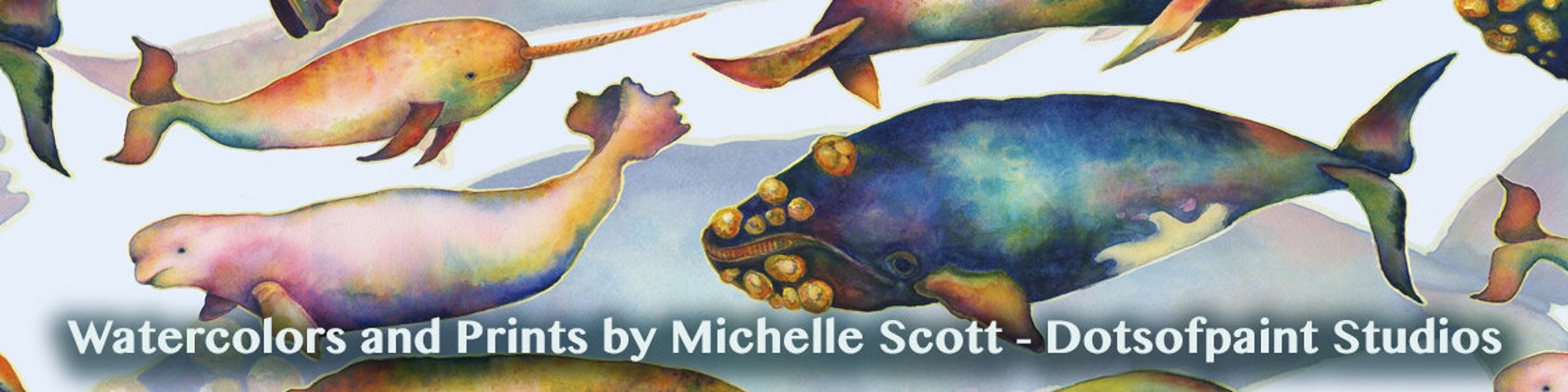 Originals & Prints by Michelle Scott by dotsofpaint on Etsy