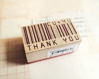 Barcode rubber stamp | Etsy