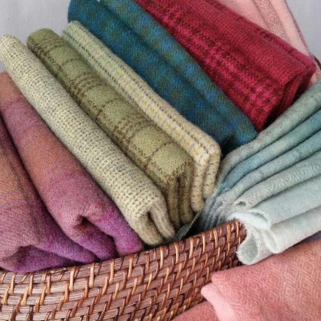 Wool Fabric and Rug Hooking Patterns by Mary by DesignsInWool