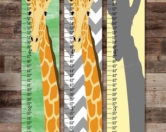 Giraffe height chart | Etsy