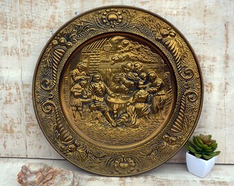 Large brass plate | Etsy