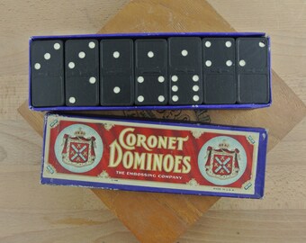 Vintage dominoes set | Etsy