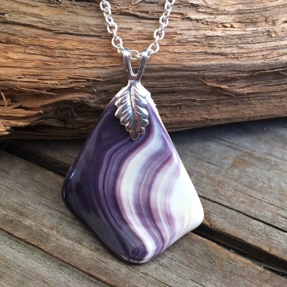 Natural Wampum Pendant Native Wampum Jewelry large Wampum