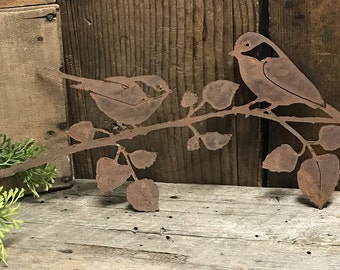 Metal bird wall art | Etsy
