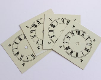 Square clock faces | Etsy