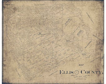 Reproductions of charming historical maps by Oldmap on Etsy